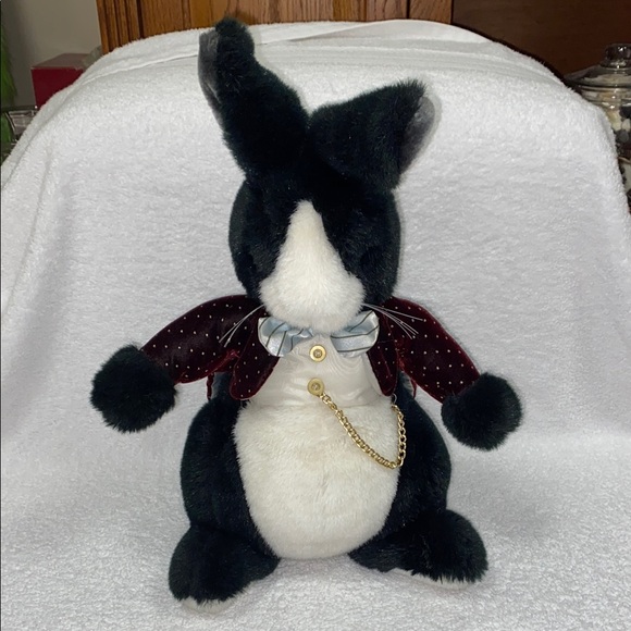 Applause | Toys | Vintage 8s Plush Rabbit Applause After Eight Black ...